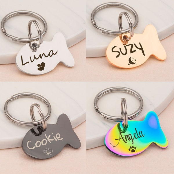 Cat Tags - Etsy