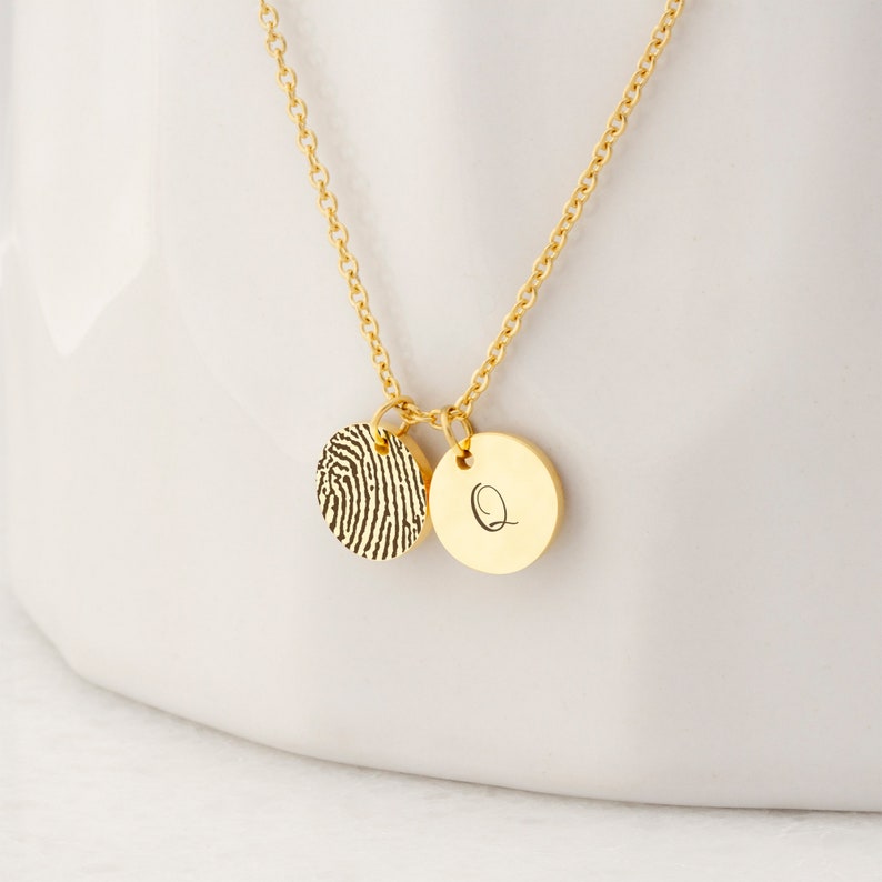 Fingerprint Jewelry Fingerprint Memorial Jewelry - Etsy