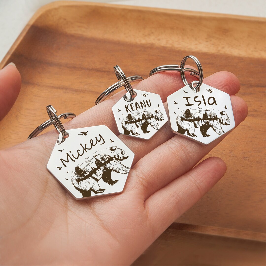 Dog Tag Dog Tags for Dogs Personalized Dog Name Tag Custom Dog Name ...