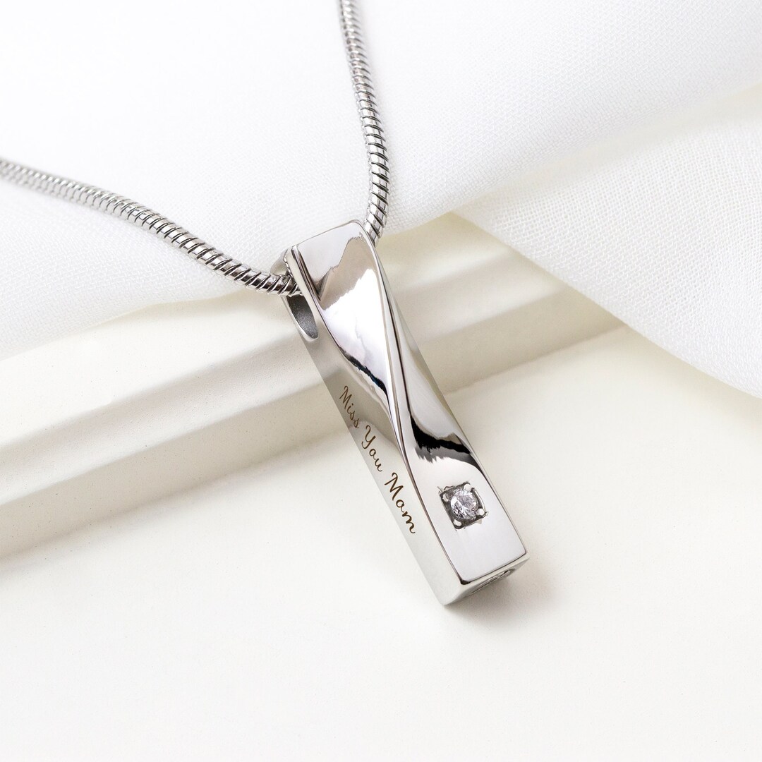 Personalized Cremation Urn Jewelry for Human Ashes, Engraving Cremation ...