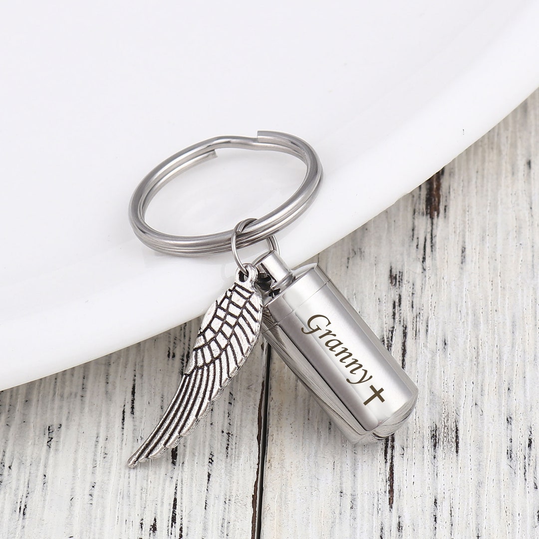 Urn Keychain for Human Ashes Personalized Cremation Urn - Etsy