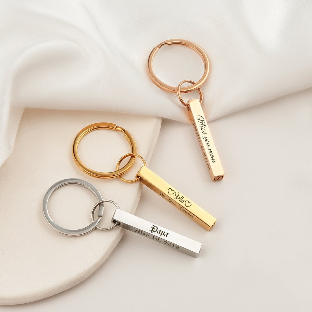 Cremation Keychain Personalized - Urn Keychain for Human Ashes ...