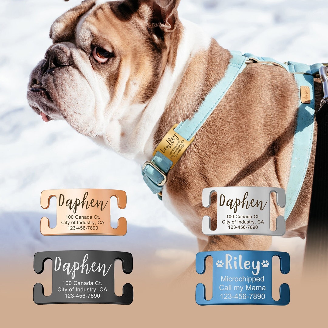 Silent Dog Tag Dog Tag Personalized Dog Tags for Dogs - Etsy
