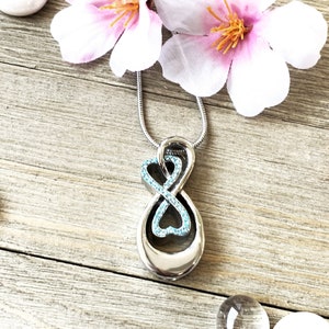 Cremation Jewelry, Memorial Gift, Urn Pendant, Stainless Steel Double ...