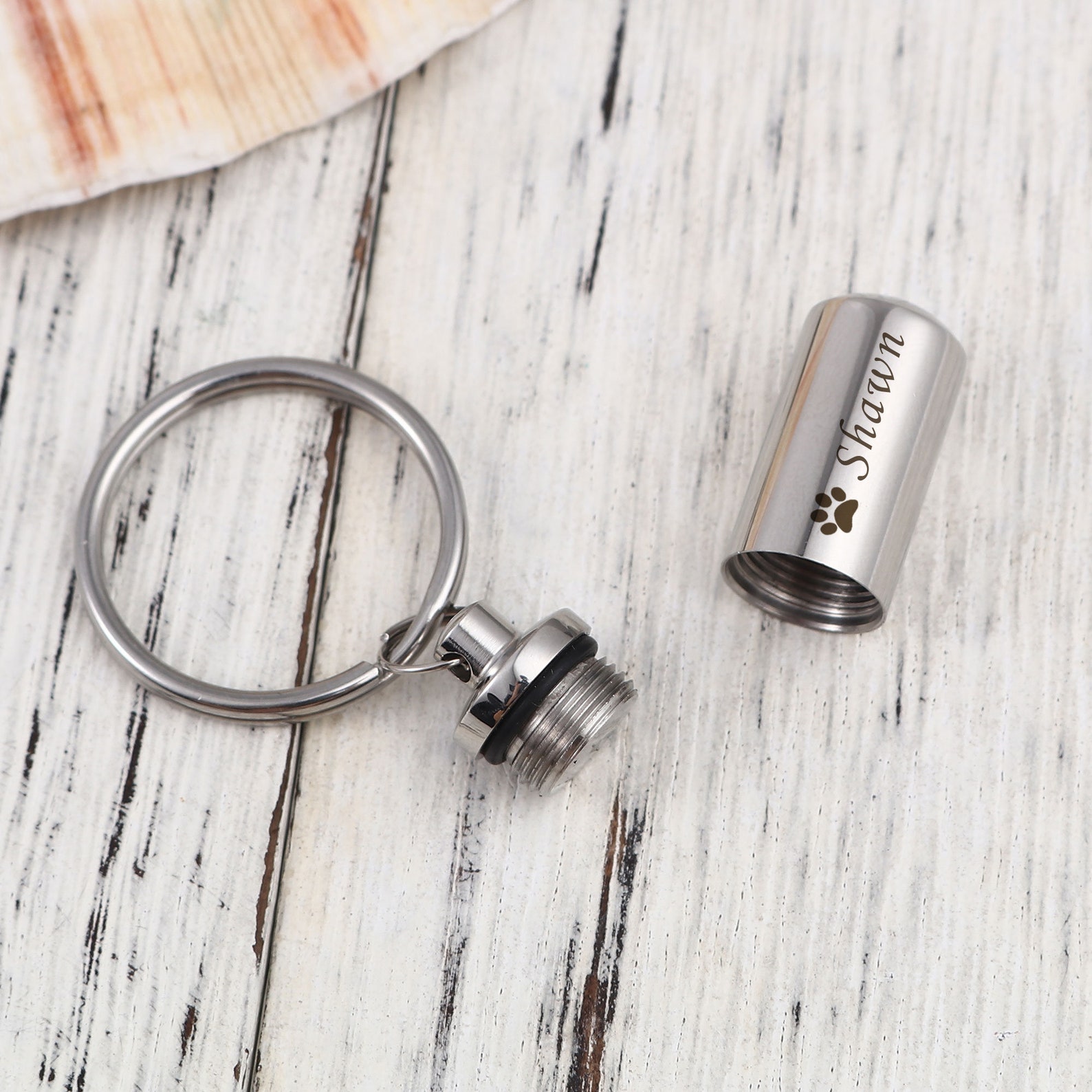 Custom Cremation Keychain Urn for Human and Pet Ashes - Etsy