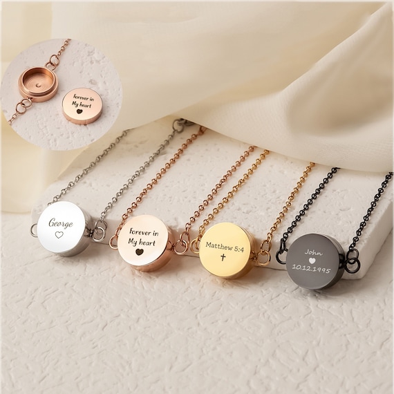 Cremation Bracelet for Women Ashes Keepsake Memorial Locket Engraved Urn Bracelet for Human Ashes Lock of Ashes Cremation Jewelry Etsy