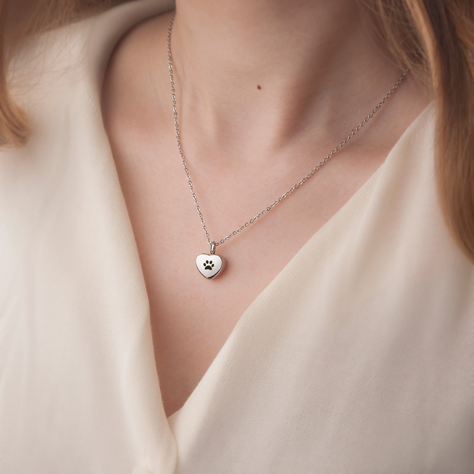 Urn Necklace Mini Heart Urn Pendant Necklace Custom Engraved - Etsy