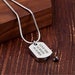Cremation Jewelry for Men - Dog Tag Urn Necklace - Personalized Custom ...