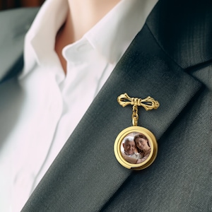 Lapel Pin Men - Memorial Lapel Pin - Custom Photo Lapel Pin - Lapel Pin ...