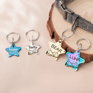 Cat Id Tag - Pet Tag - Cat Tag Personalized - Cat Tag Small - Pet Tags ...