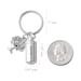 Cremation Keychain for Ashes, Personalized Cremation Urn Keychain, Loss ...