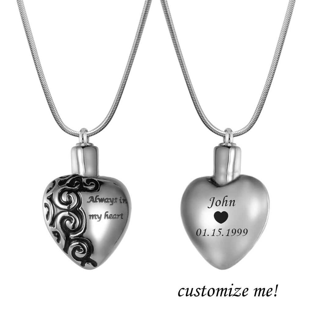 Cremation Jewelry For Ashes Cremation Jewelry Necklace - Stainless ...