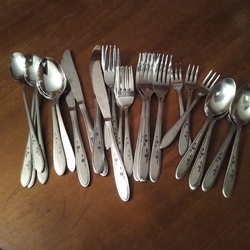 Korean Silverware Set - Etsy