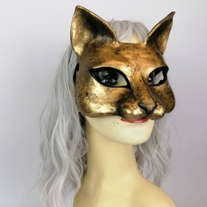 Gold Lioness Costume Mask for Adult or Older Child. Lioness and Lion ...