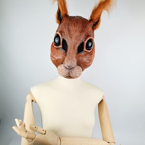 Red Squirrel Mask Designed for Theatre & Ballet. Stage Mask. Theatrical ...