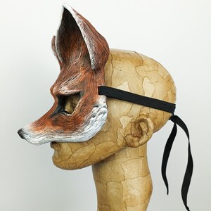 Beautiful Realistic Resin Fox Mask. Red Fox Masquerade Mask, Perfect ...