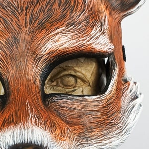 Beautiful Realistic Resin Fox Mask. Red Fox Masquerade Mask, Perfect ...