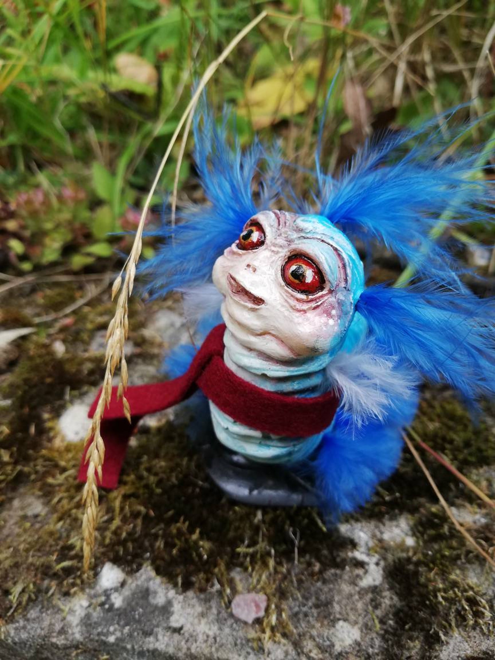 Labyrinth Worm figurine cast in resin and lovingly | Etsy