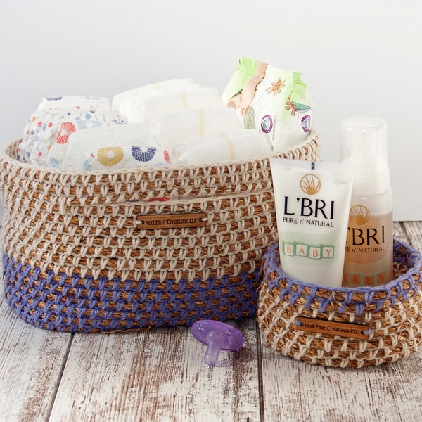 Purple Basket - Etsy