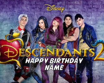 Descendants cake | Etsy