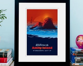 Amity Island Poster - Etsy