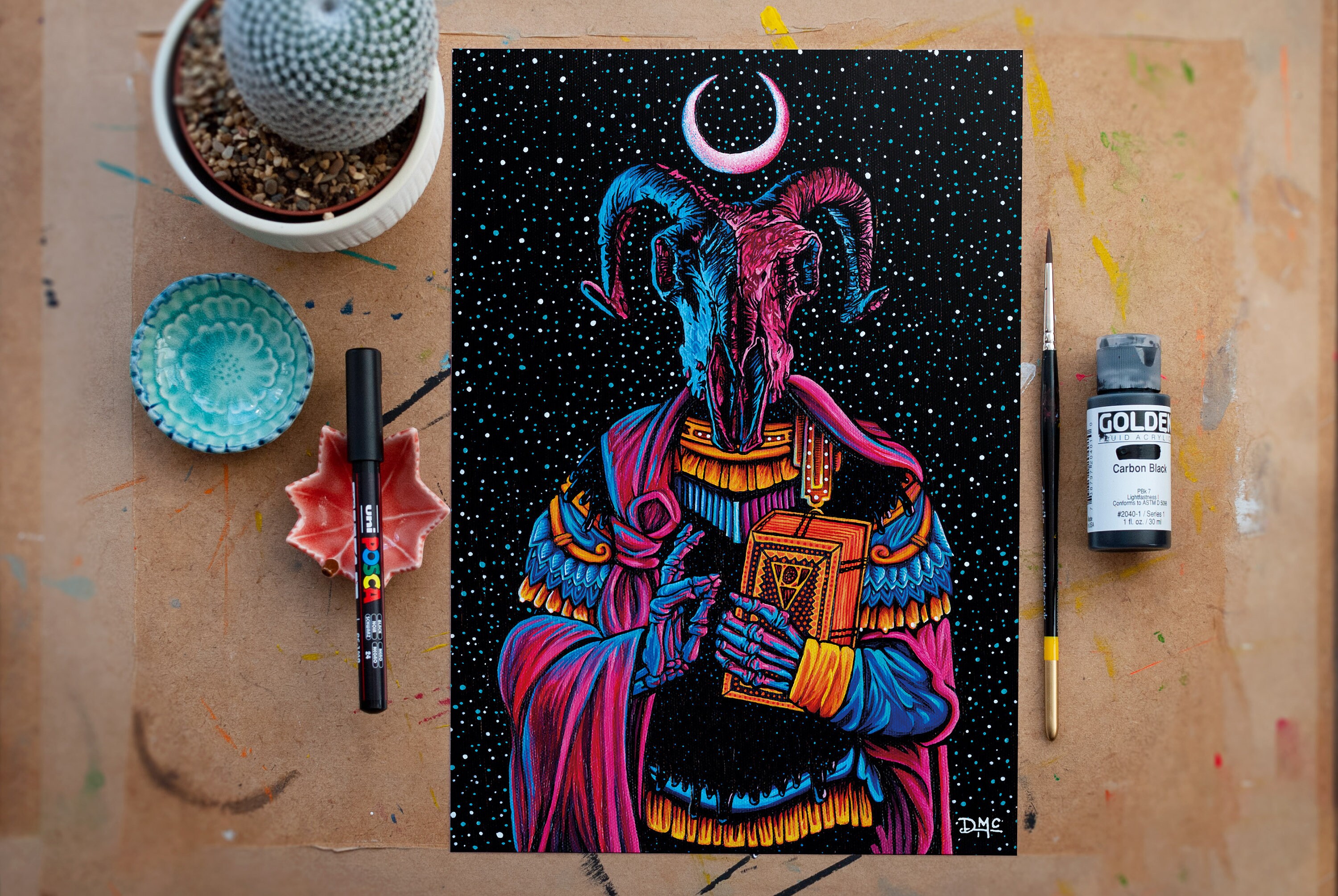 The Night Priest Occult Gothic Art Print for Dark Art Lovers - Etsy