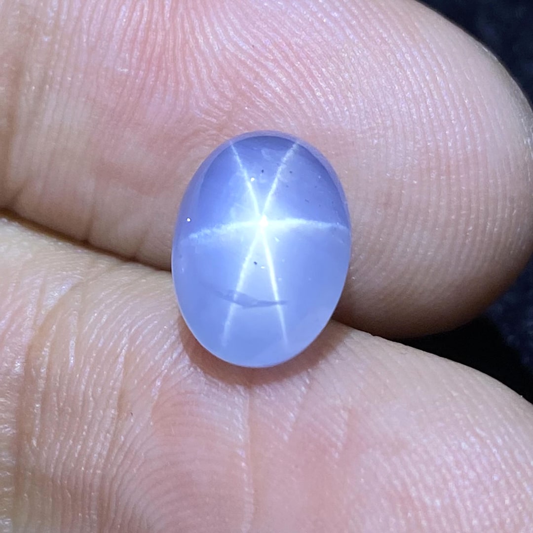 5.65 Cts Unique Star Sapphire Natural Ceylon Star Sapphire Cabochon ...