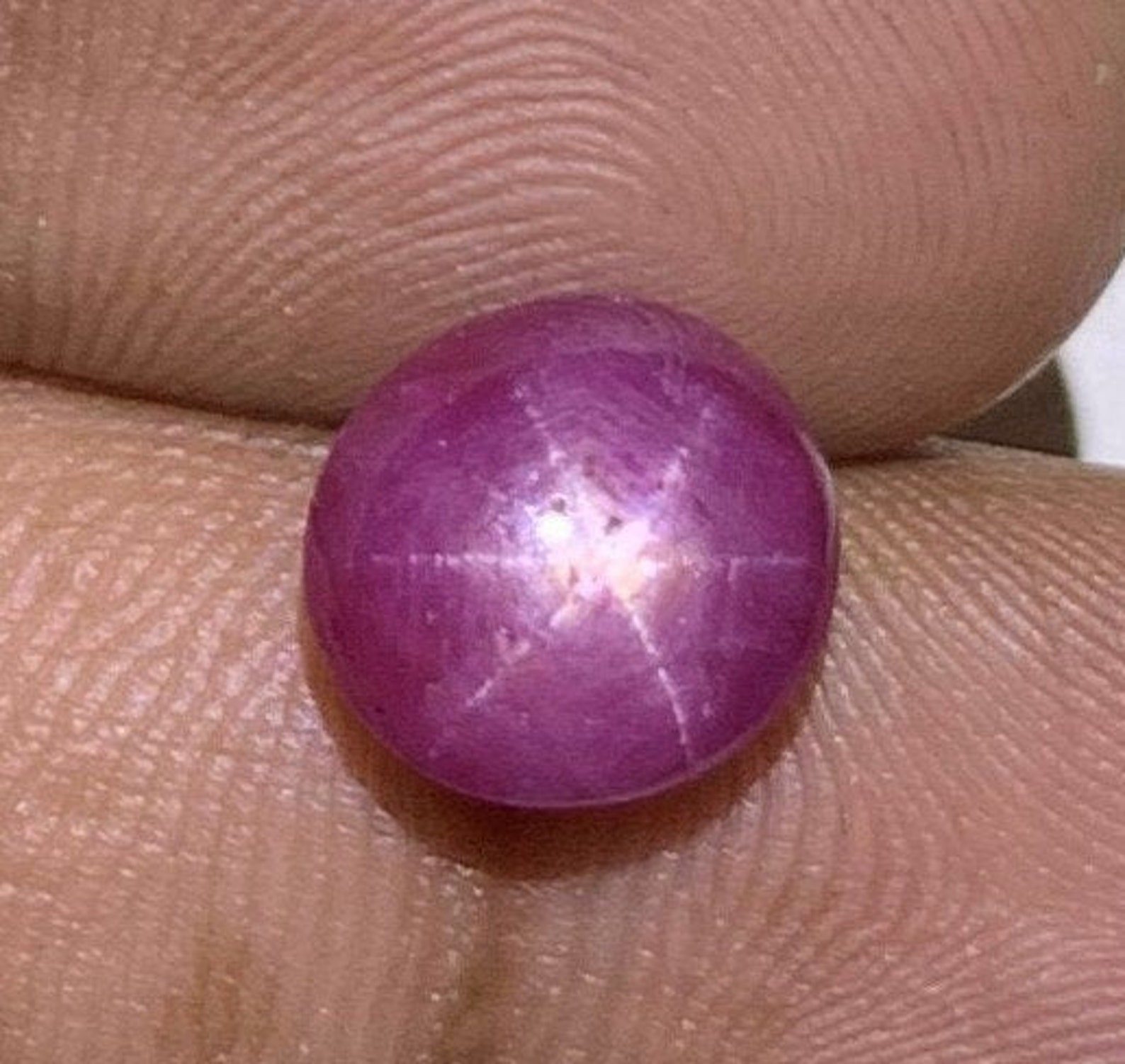 5.3 Cts 100% Natural Red Star Ruby Cabochon Gemstone With Rare | Etsy