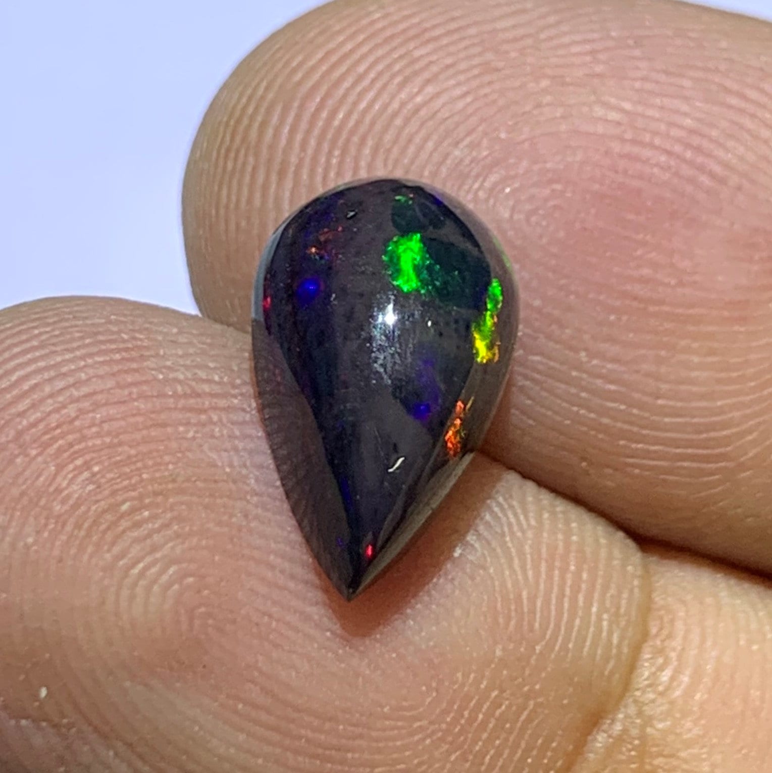 Black Opal Gemstone 3 Carat Black Ethiopian Opal Gemstone Opal | Etsy