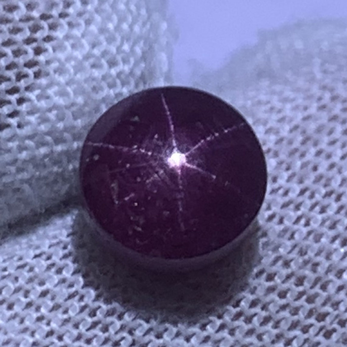 Natural Red Star Ruby Cabochon Gemstone With Rare 6 Star | Etsy