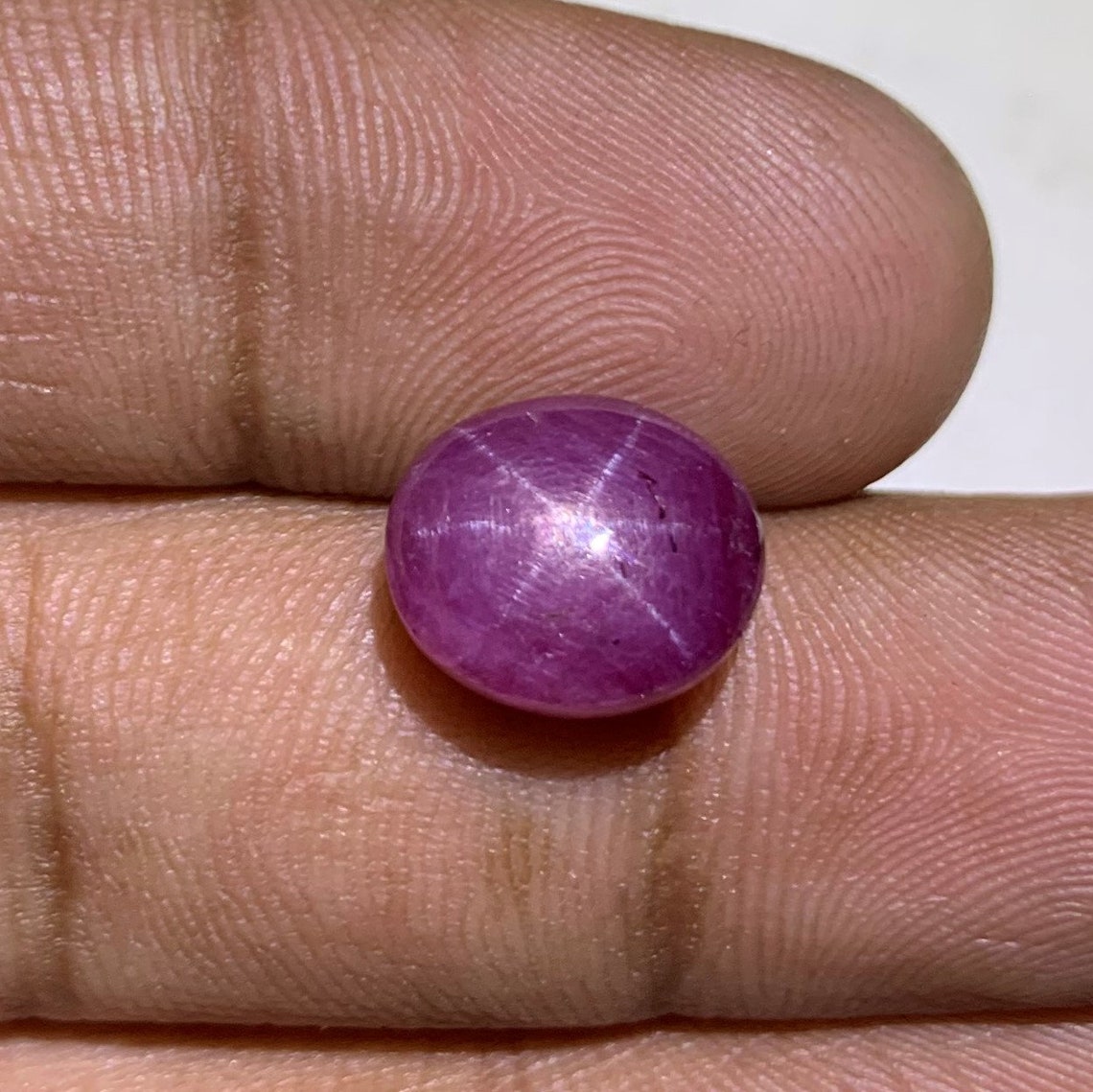 Natural Star Ruby Cabochon Loose Gemstone Rare Star AAA | Etsy