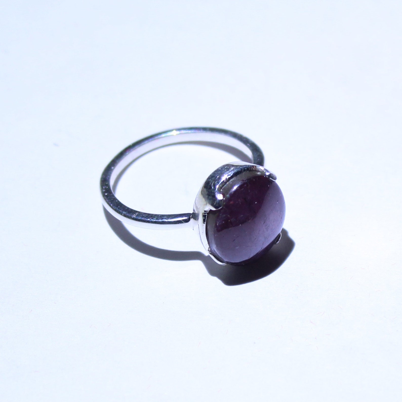 Natural Star Ruby in 925 Sterling Silver Ring Oval Shape - Etsy