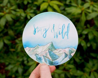Stay Wild Sticker - Etsy