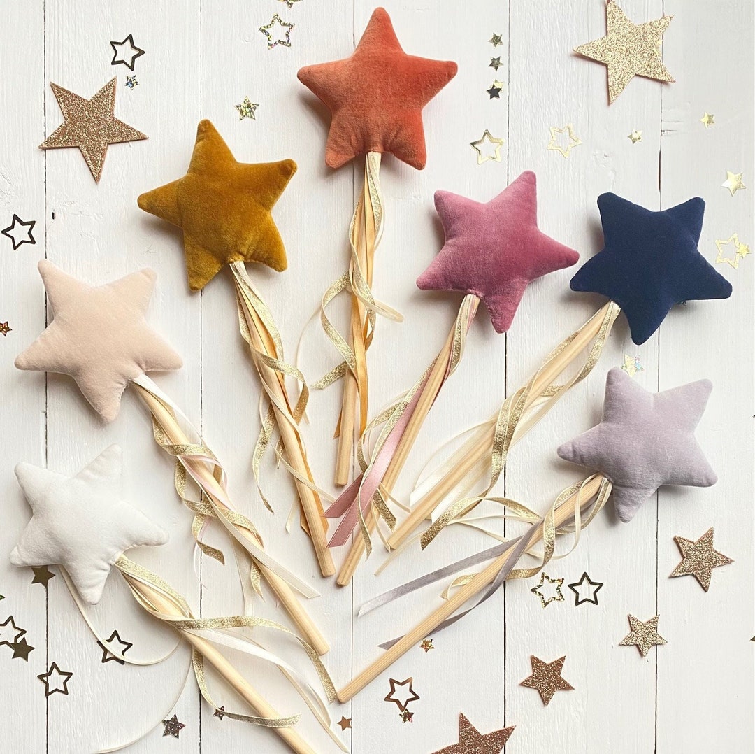 Luxury Velvet Star Wand Princess Wand Fairy Wand Dress Up - Etsy