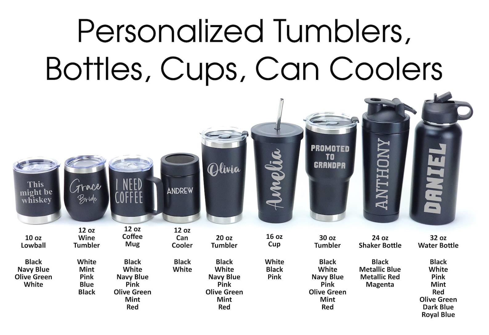 Personalized Tumbler Engraved Tumbler Custom Tumbler - Etsy
