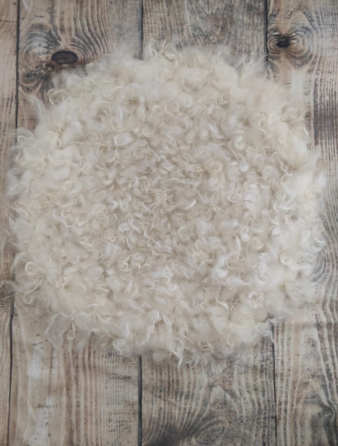 Multicolor Round Merino Wool and Angora Goat Mohair Locks Newborn Baby ...