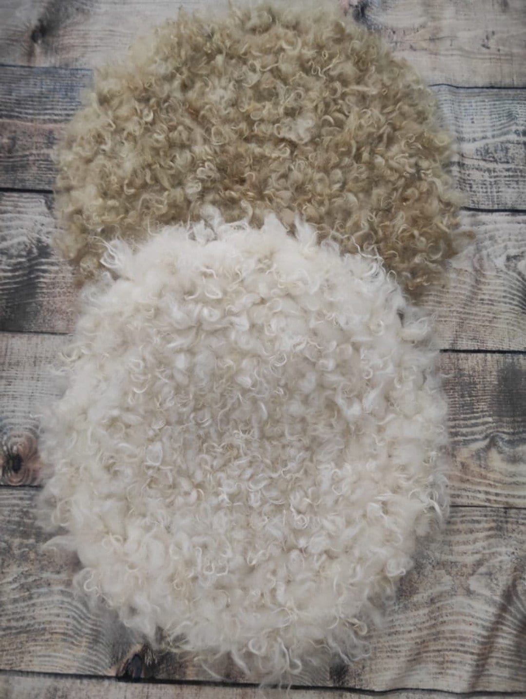 Multicolor Round Merino Wool and Angora Goat Mohair Locks Newborn Baby ...