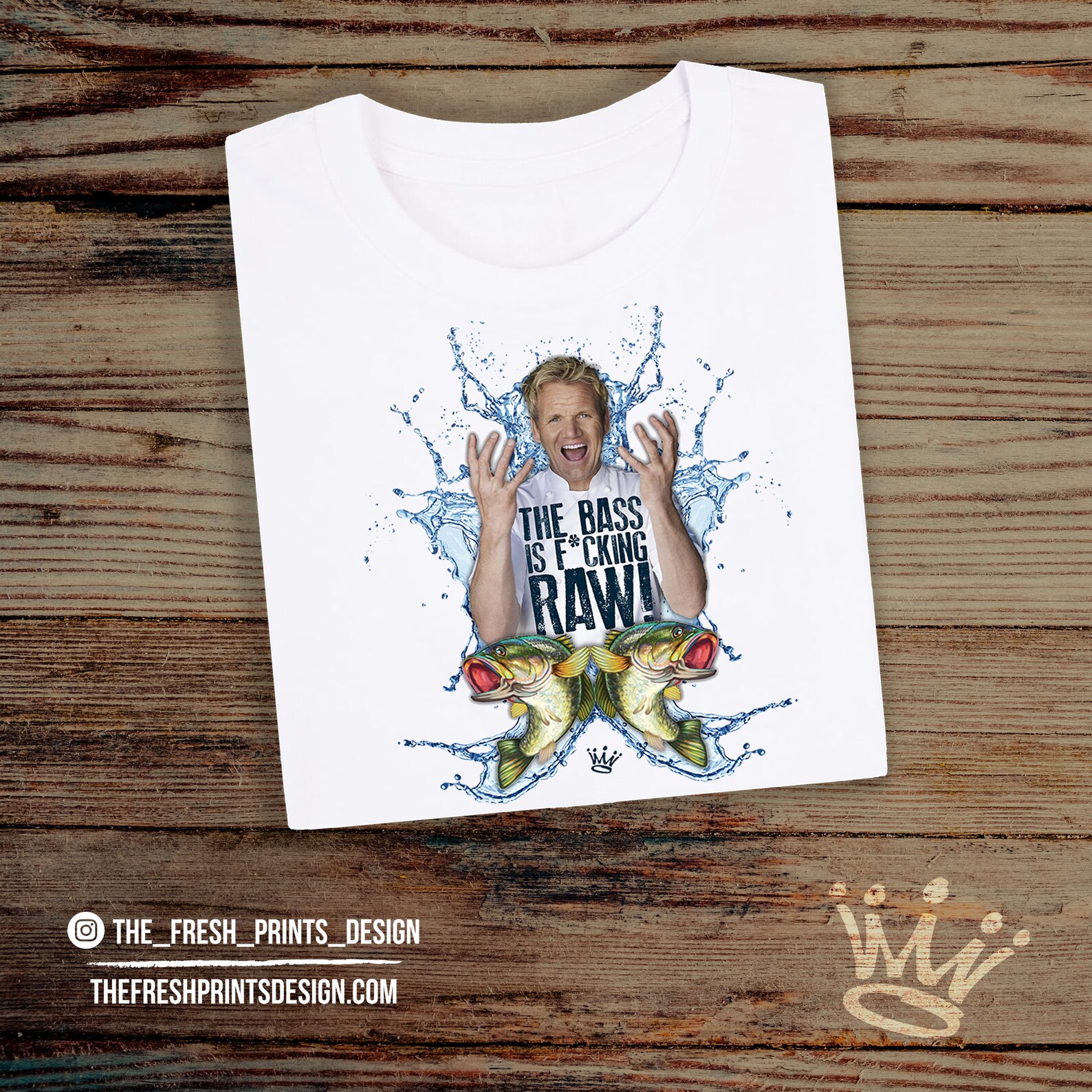 Gordon Ramsay the Bass is Raw T Shirt Unisex - Etsy