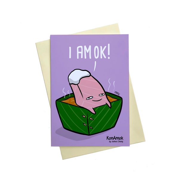 I Am Ok Card - Etsy