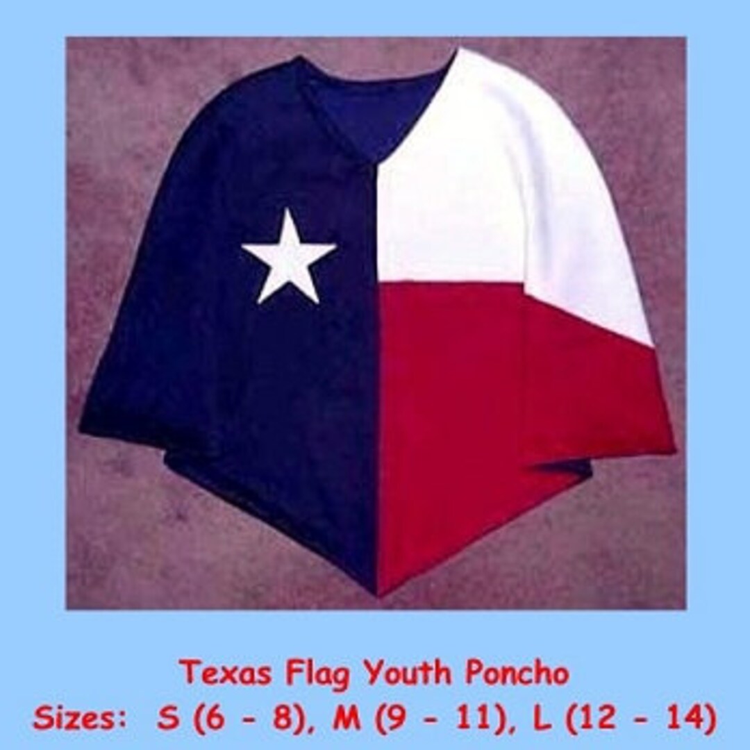 Texas Youth Poncho Designed by Stately to Show the World Your Love for ...