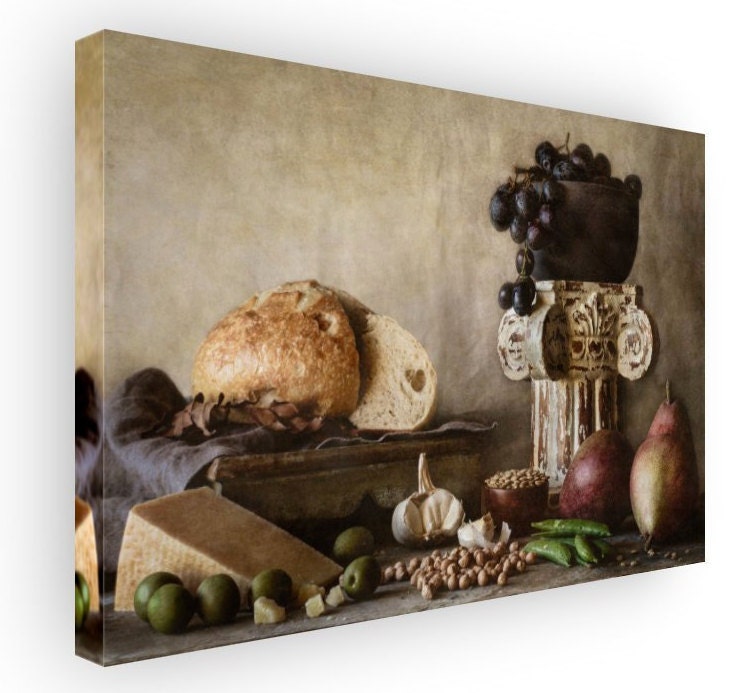 Food, Still Life, Photography Print, Kitchen Decor, Wall Decor, Rustic ...