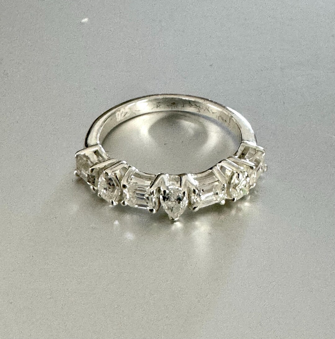 Stunning, Unique Diamond Designer Band . - Etsy