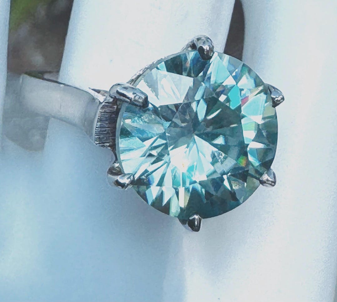 Rare, 7 Ct. Light Ice Blue Diamond *certified* - Etsy