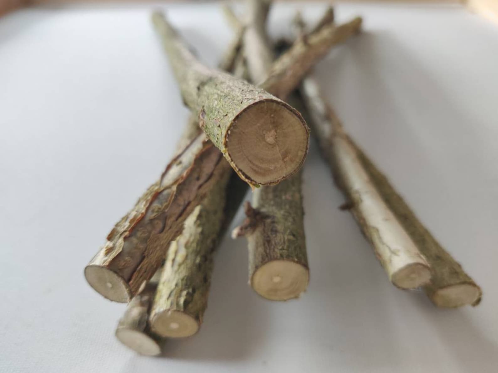 8 x 40cm Hazel Sticks Branches Natural Rustic Wood Dowel | Etsy