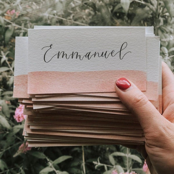 Watercolor Placecards - Etsy