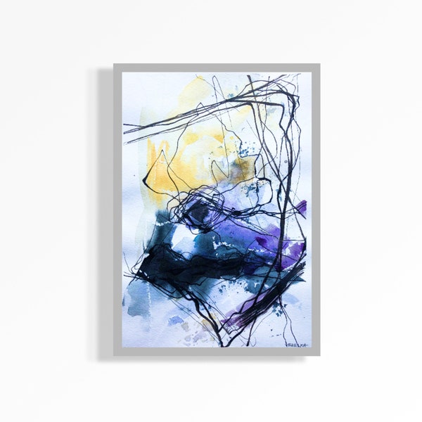 Abstract Pen and Ink - Etsy