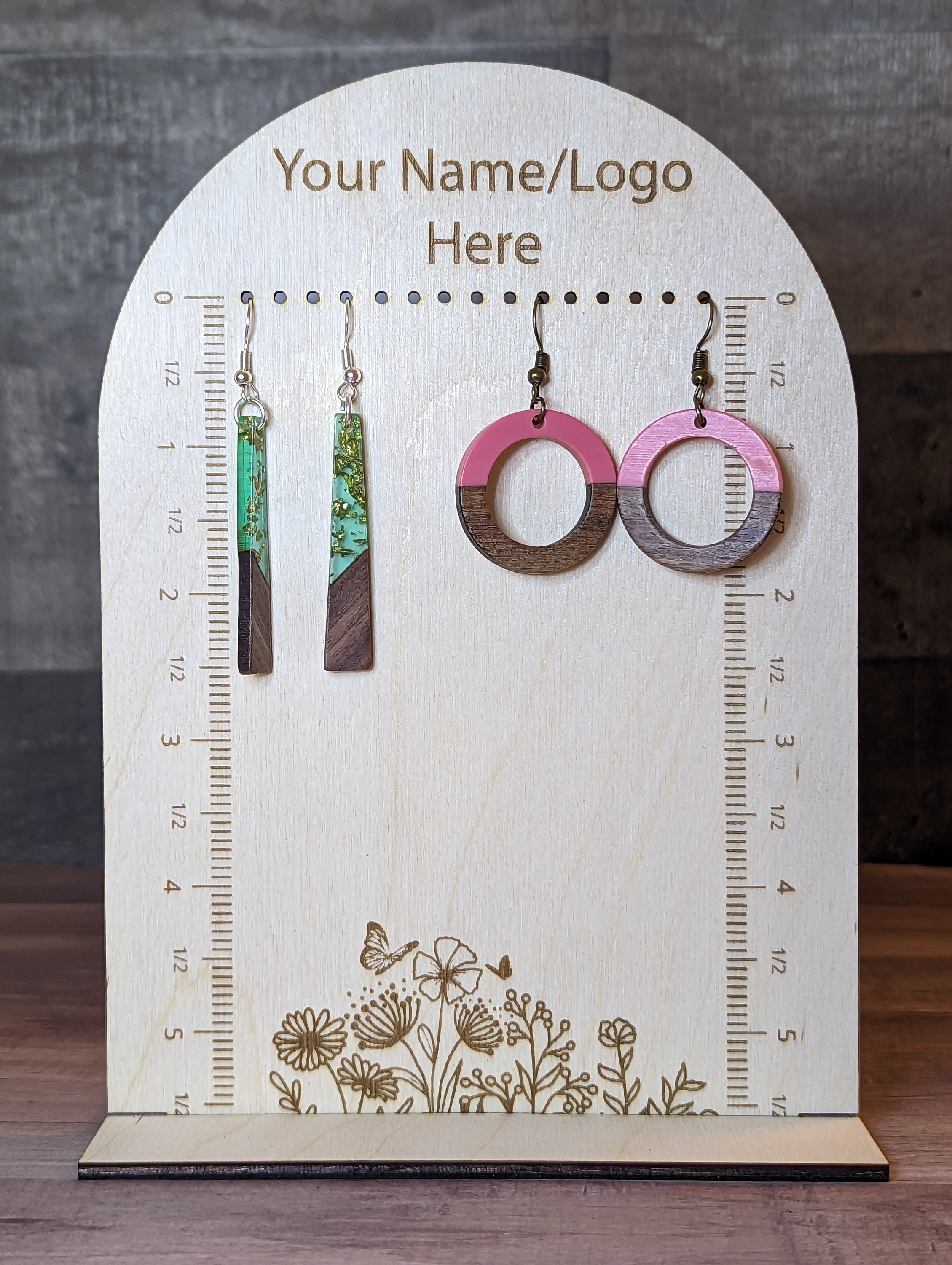 Earring Display Stand Holder SVG With Measurement Digital File ...
