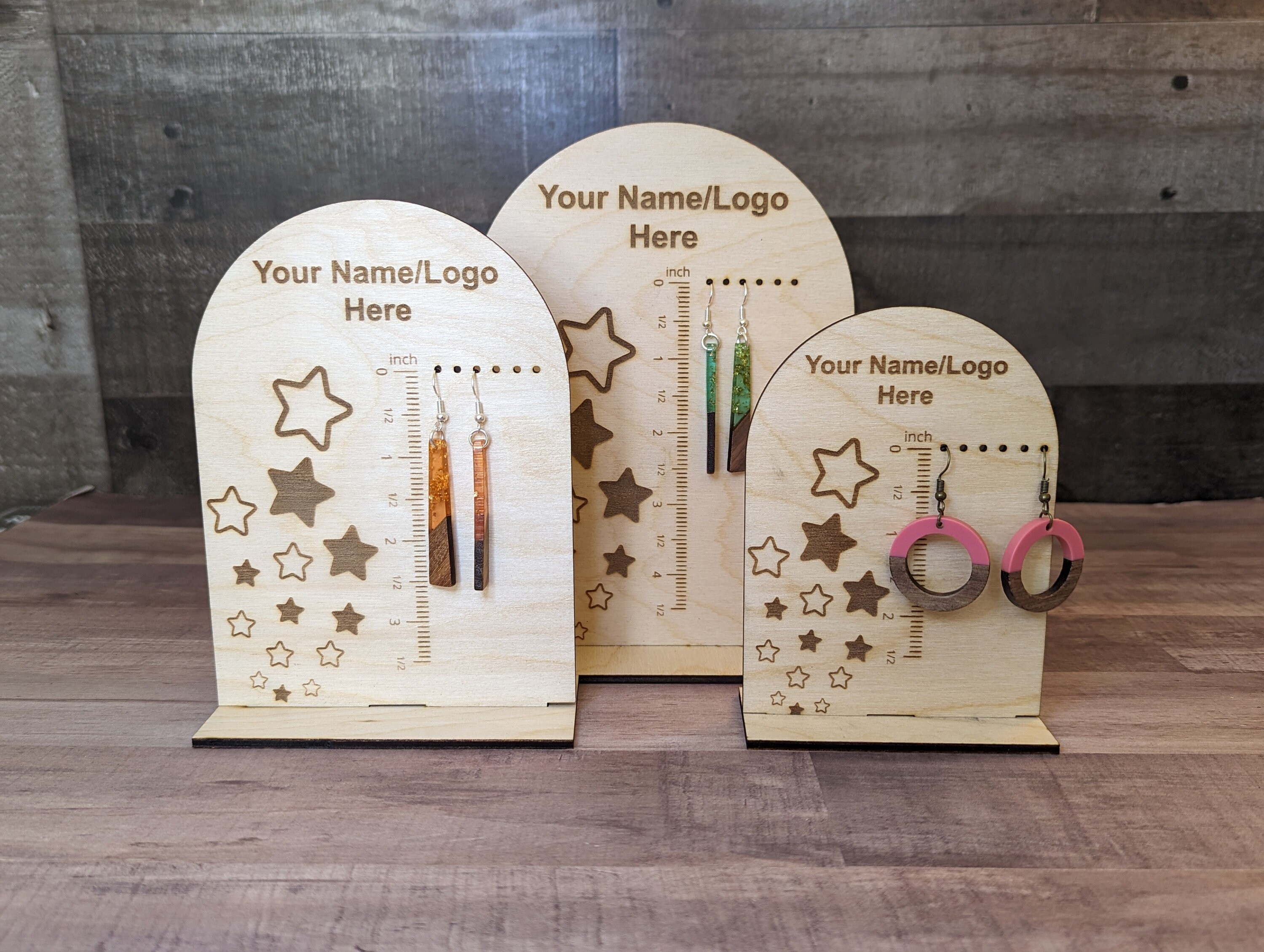 Earring Display Stand Holder SVG With Measurement Digital File ...