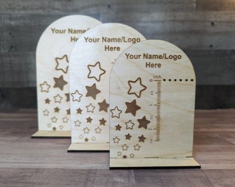Earring Display Stand Holder SVG With Measurement Digital File ...