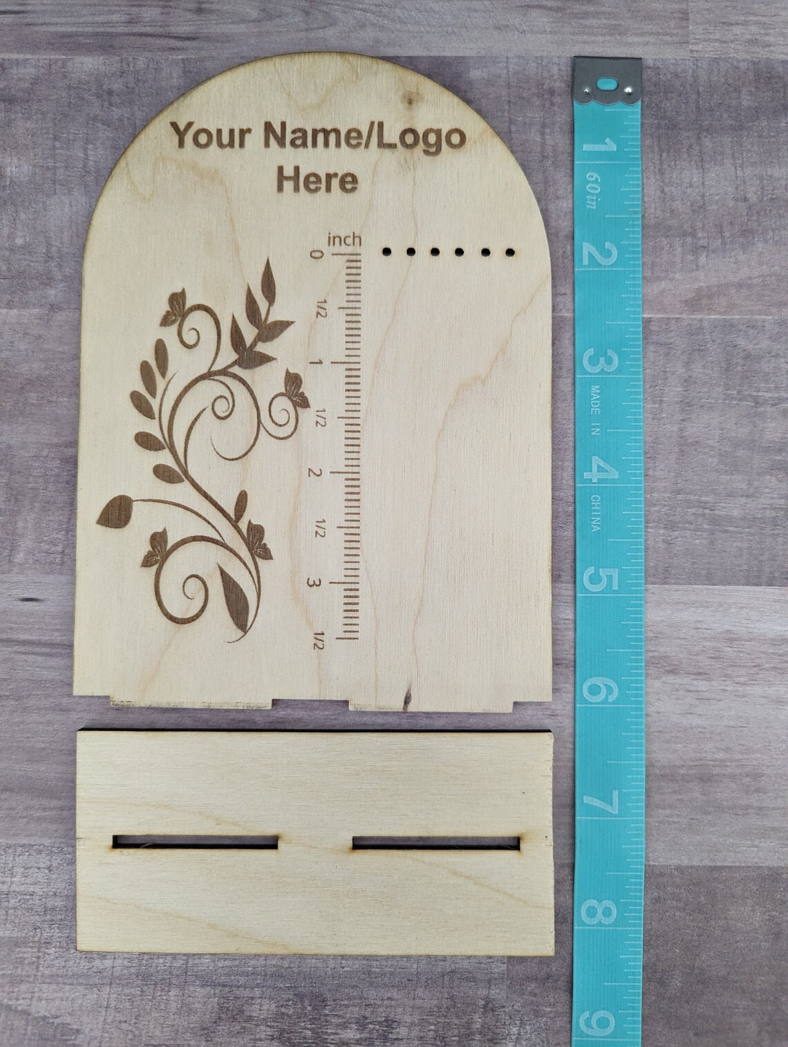 Earring Display Stand Holder SVG With Measurement Digital File ...